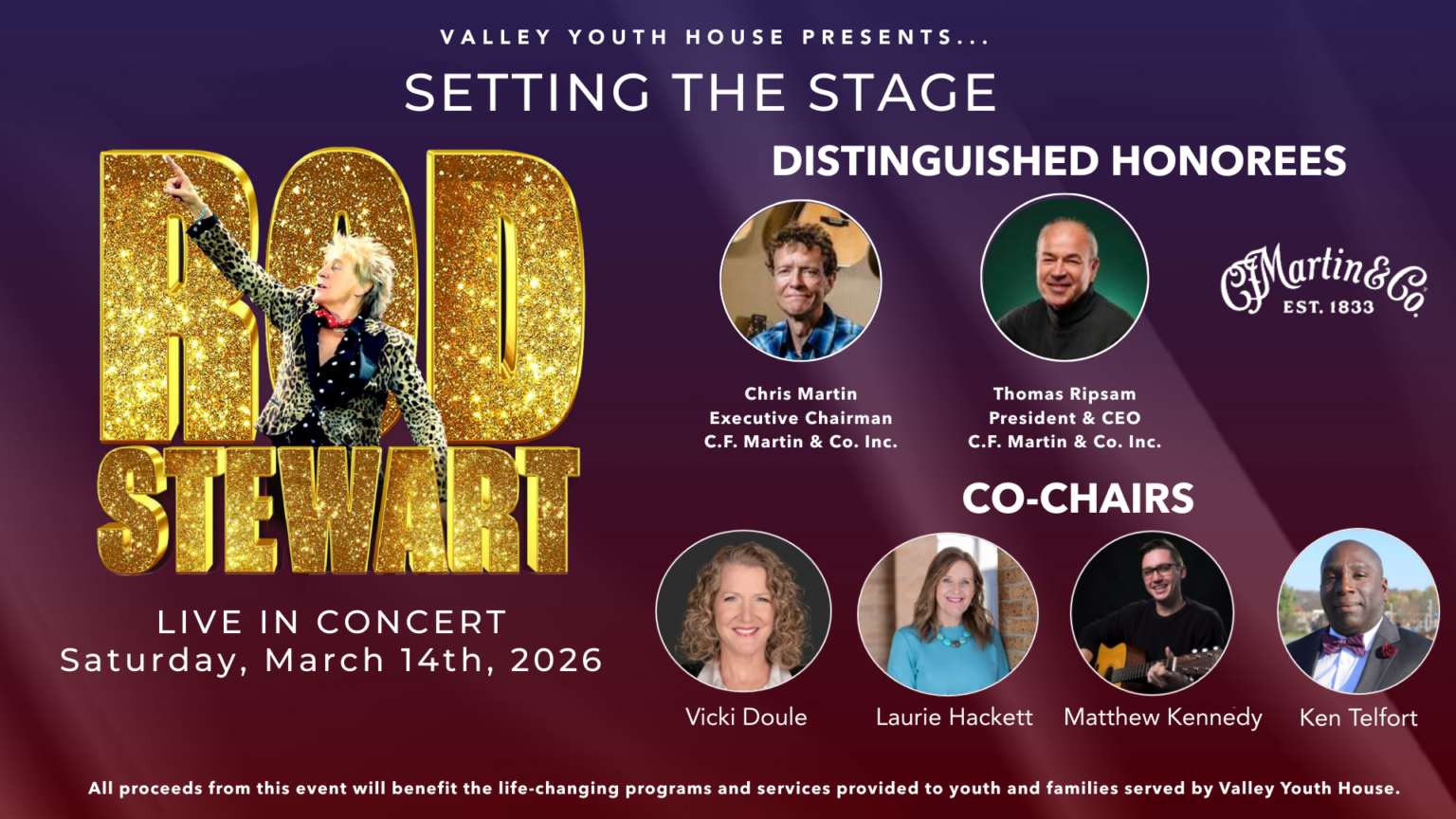 Setting the Stage with Rod Stewart - Valley Youth House